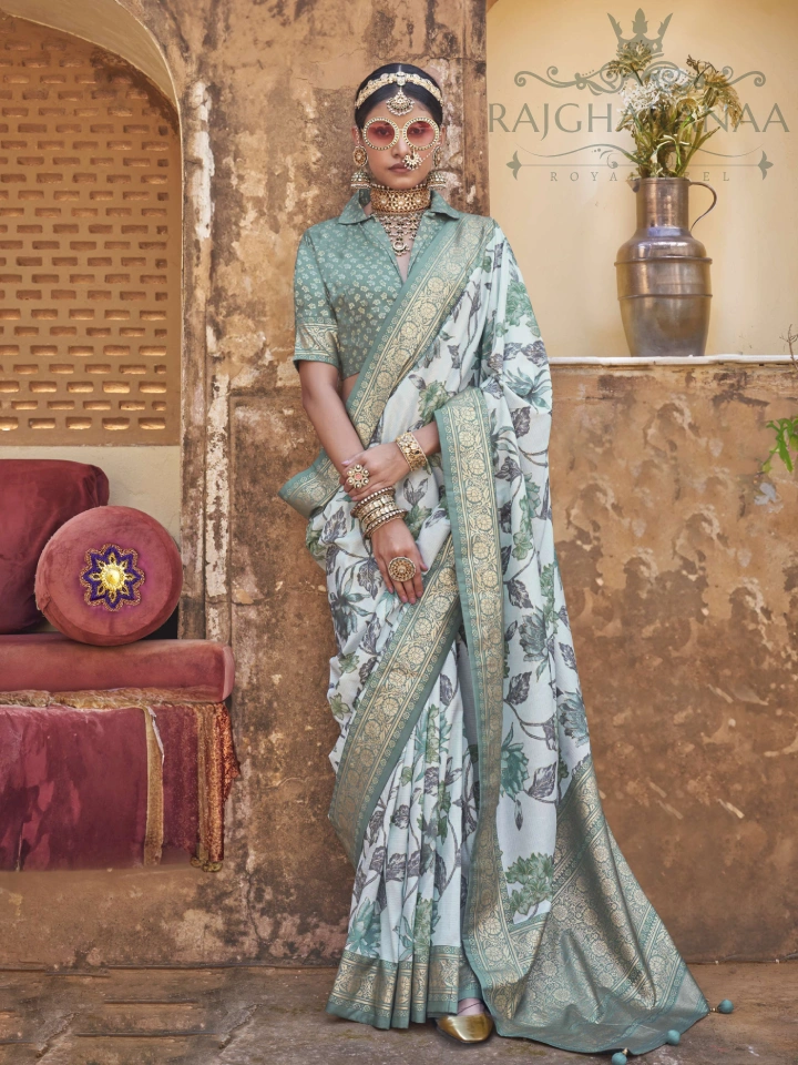 Traditional Pattu Long Frocks Designs | By Rajgharanaa